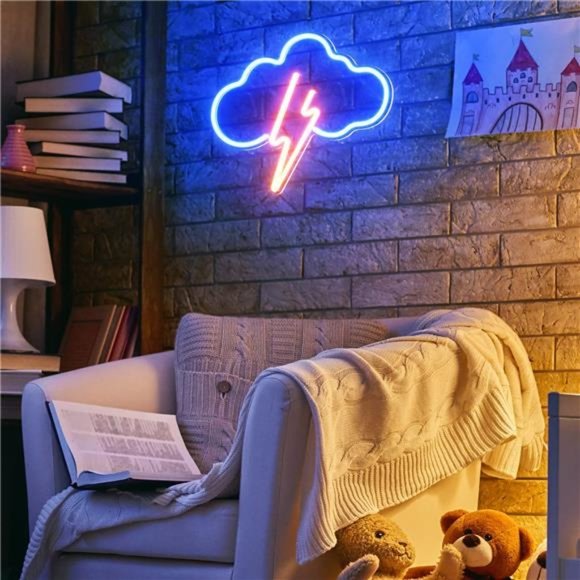 Wall Decor | Neon Sign Cloud Led Neon Light Wall Light Wall Decor ...